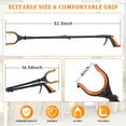 "2PCS 32"" Folding Grabber Tool with Light, Anti-Slip Jaw, Lightweight ...