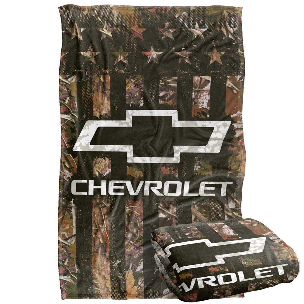 Chevy Blanket, 36'x58' Camo Logo Silky Touch Super Soft Throw Blanket ...