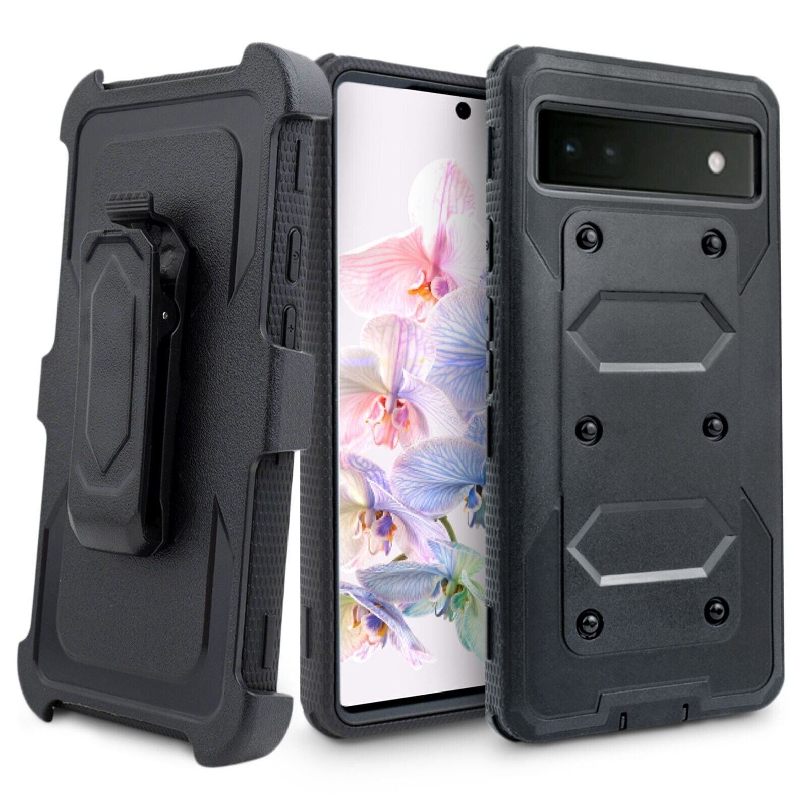 For Google Pixel 6A Heavy Duty Rugged Shockproof Full Body Protection ...