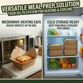 70Oz 50Pcs Disposable Take Out Food Containers, Brown Food Boxes To Go ...