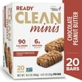 Ready® Clean Protein Bar, Chocolate & Peanut Butter, 20 Count, Mini ...