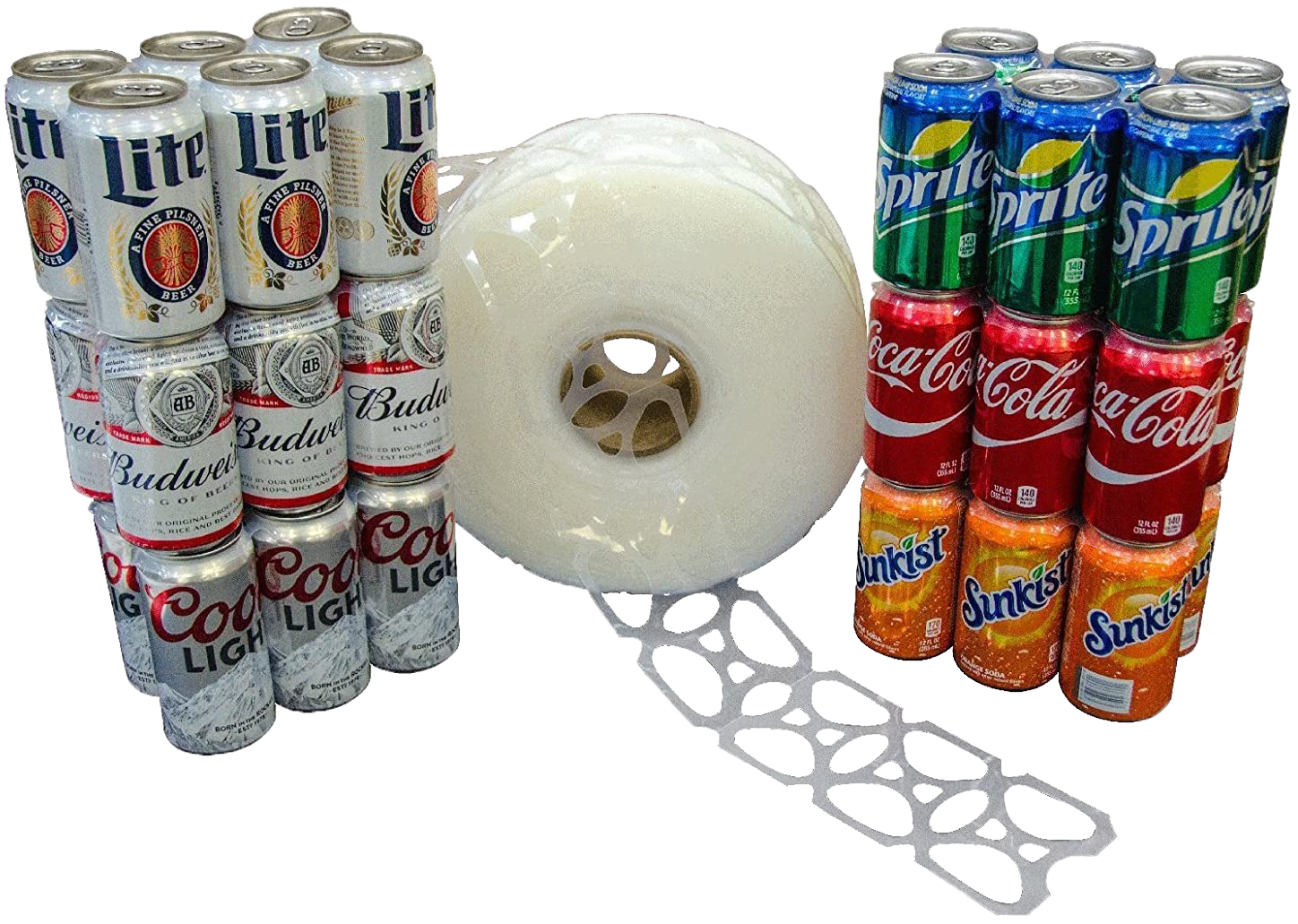 Ice N Cold Perforated Six Pack Rings | 4300ct Roll - Walmart.com