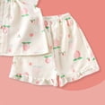 Gubotare Toddler Pajamas Summer Girl Toddler Girl Satin Pajamas Cute ...