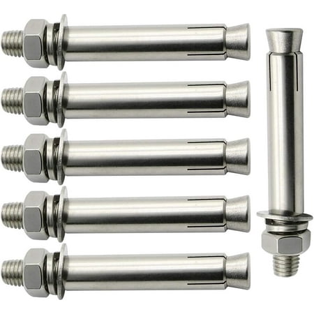 SHAR 6 Pieces M10*60 Expansion Screw Bolts Stainless Steel M10 ...