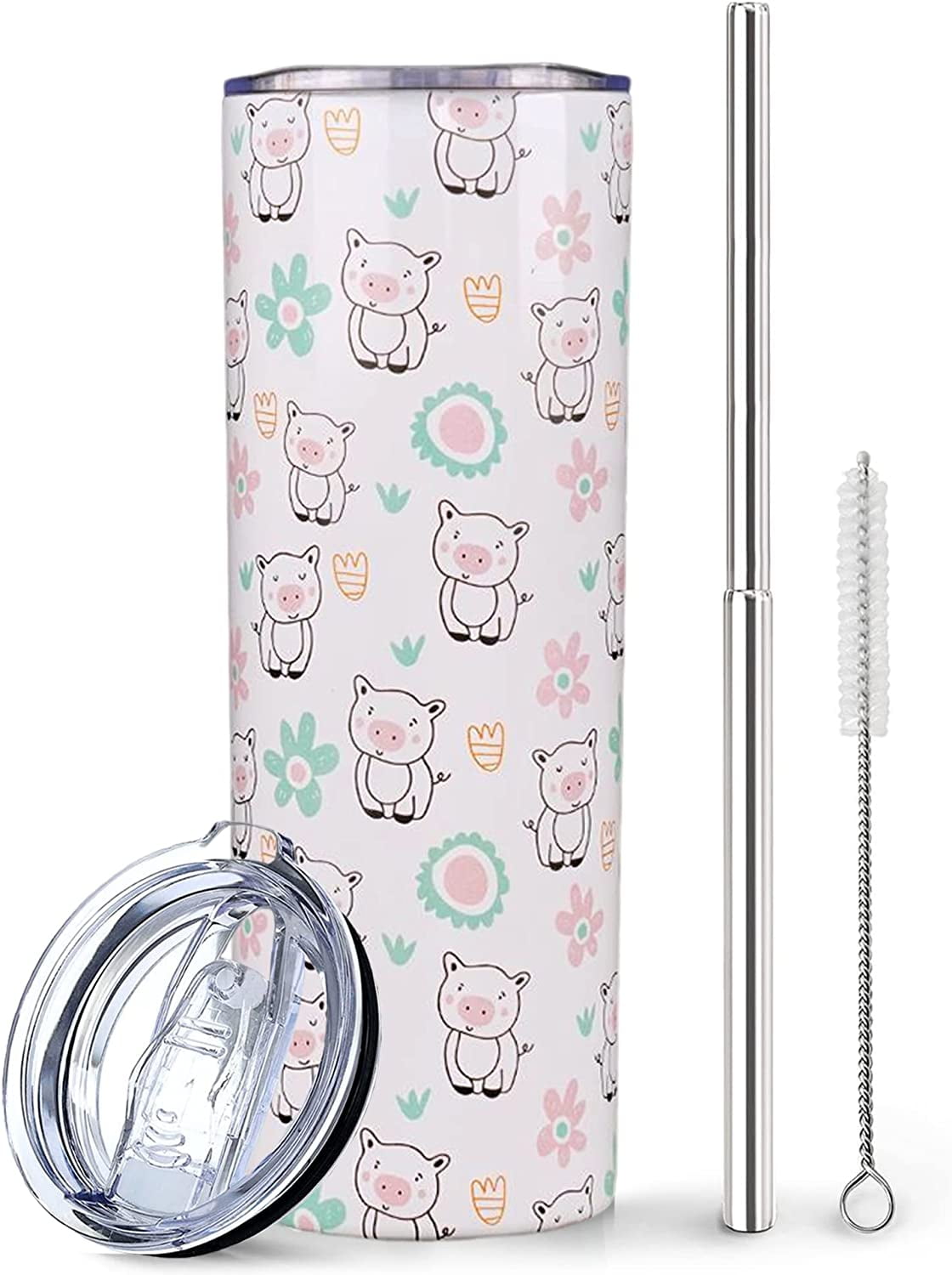 Pig Tumbler-Pig Gifts for Pig Lovers - Pig Coffee Mug for Women-Pig ...