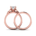 1.5 Ct Lab Grown Diamond Engagement Ring Set for Women, IGI Certified E ...