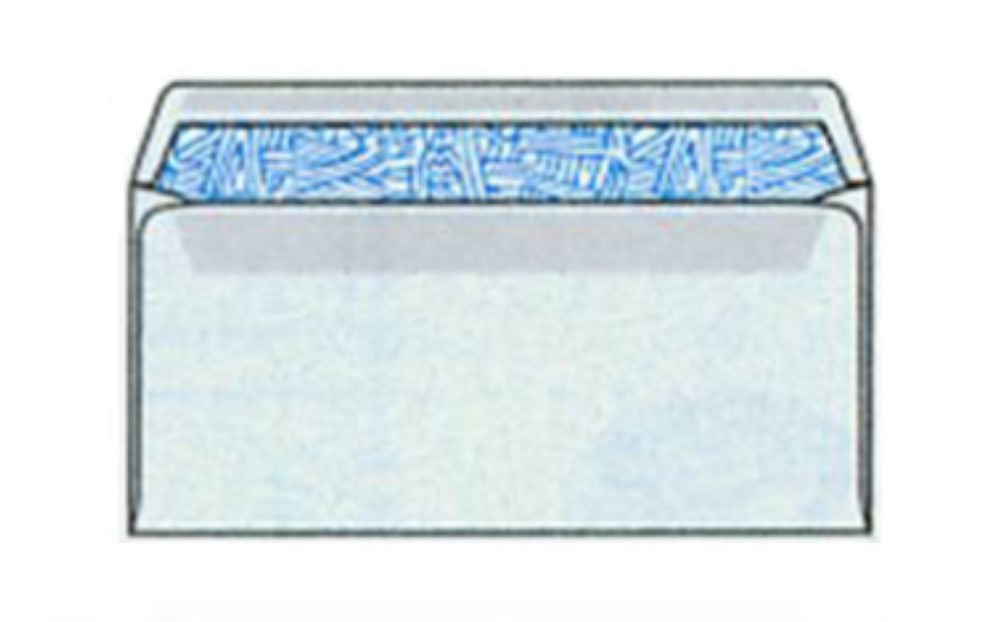 No. 10-1/2 Health Insurance Claim Window Envelopes with Wesco® Blue ...