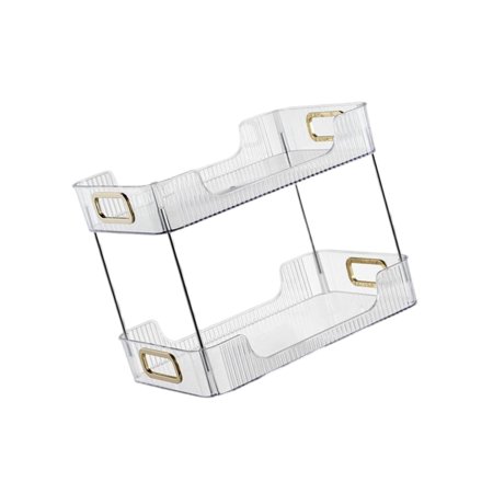 Multifunctional Storage Rack 2 Tier layer corner Container for cabinet ...