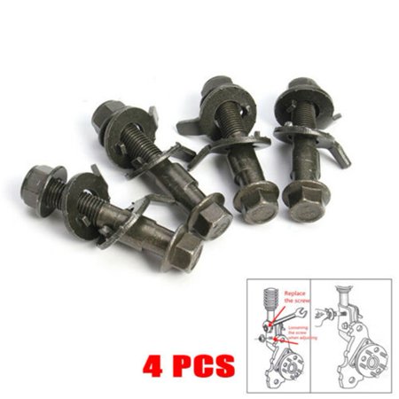 4 Pcs 14Mm Steel Car Four Wheel Alignment Adjustable Camber Bolts 10.9 ...