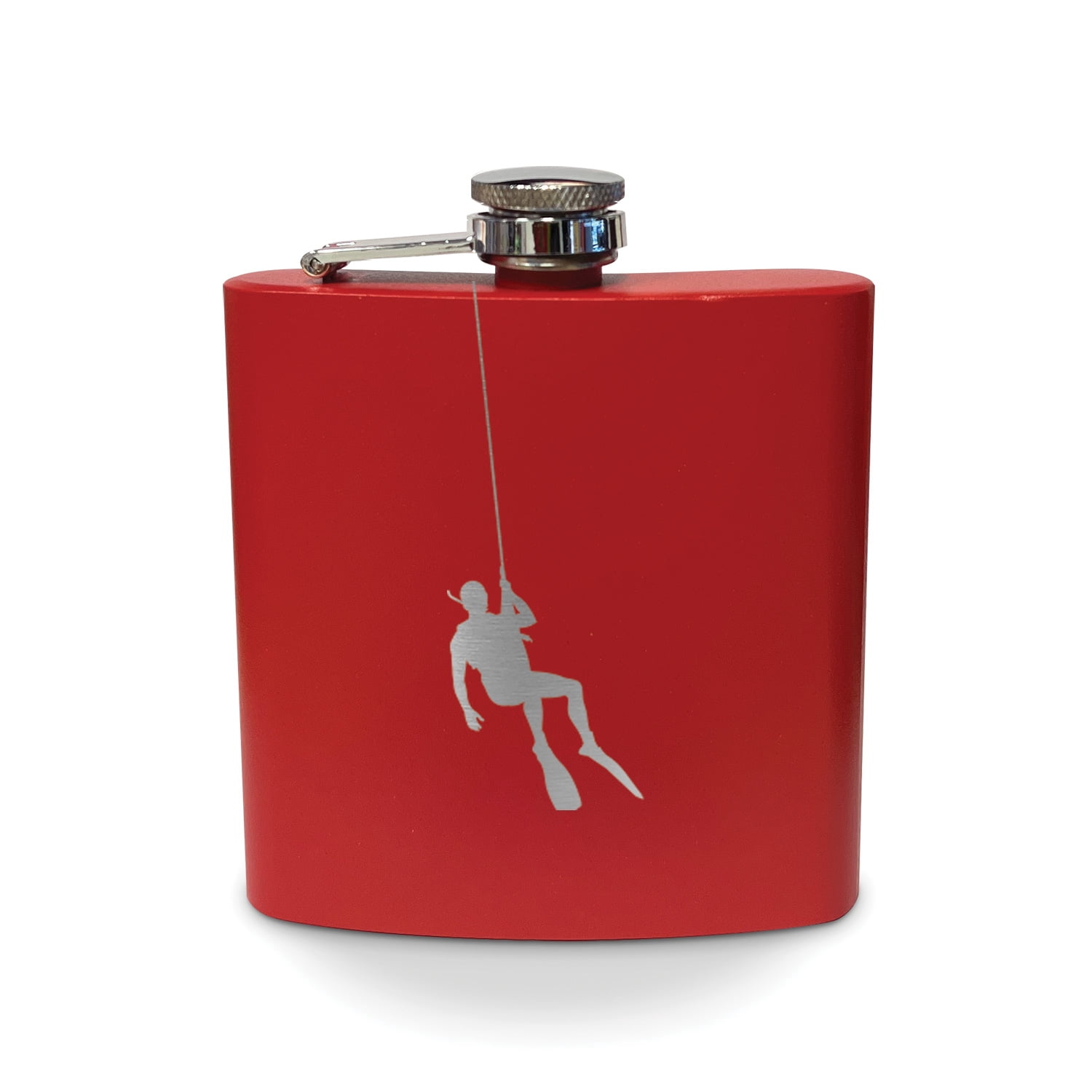 Rescue Swimmer Flask 6 oz - Laser Engraved - Stainless Steel ...