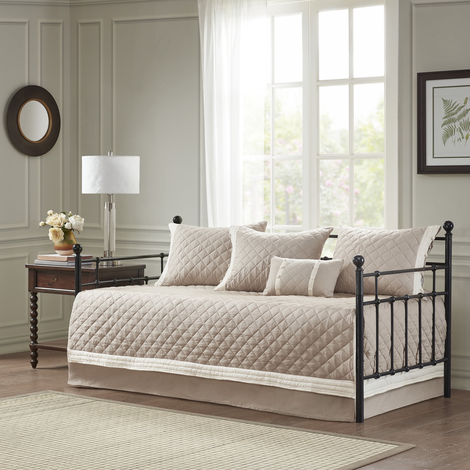 Home Essence Miller 6 Piece Cotton Daybed Cover Set - Walmart.com