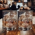 2 Pack Donald Trump Laser Engraved Whiskey Glass, Right Wing ...