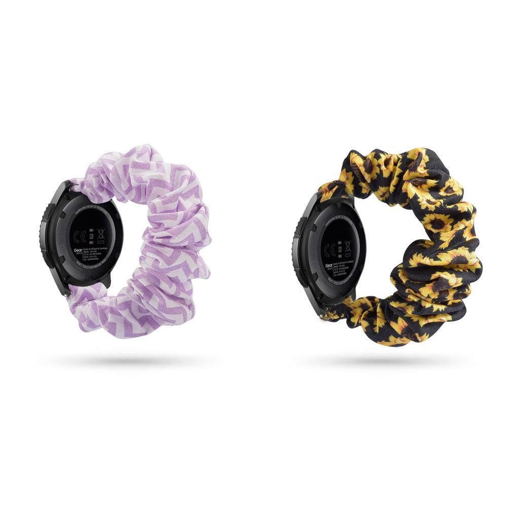 LEIXIUER 20mm 22mm Nylon Scrunchie Strap for Samsung Galaxy watch 5 4 ...