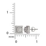 Shaquille O'Neal Men's Simulated Diamond Rhodium Plated Sterling Silver ...