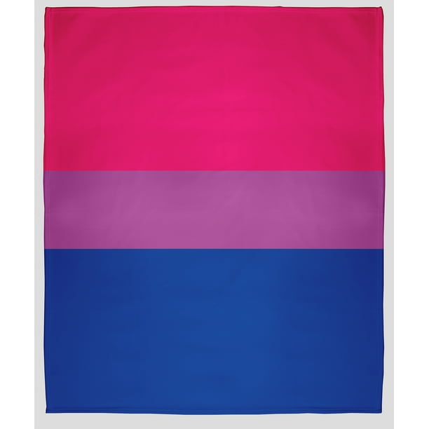 Simply Daisy 60 x 80 inch Bisexual Pride Flag Throw Blanket - Walmart.com