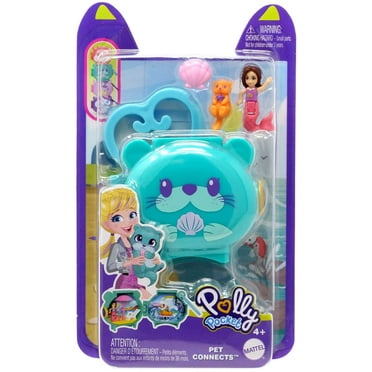Polly Pocket Adventure Compact: Pet Connects Hamster Micro Playset with ...