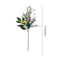Artificial Easter Egg Floral Picks, 5Pcs Spring Flower Stems for Wreath ...