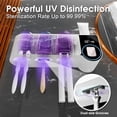 Holder with Touchless Dispenser & UV Sanitizer for Bathrooms | 6-Slot ...