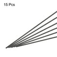Uxcell 15 Pack Carbon Fiber Rod, 1.5mm x 150mm for RC Plane DIY Tool ...