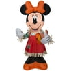 Disney's Minnie Mouse Scarecrow Airblown Inflatable Halloween Outdoor ...
