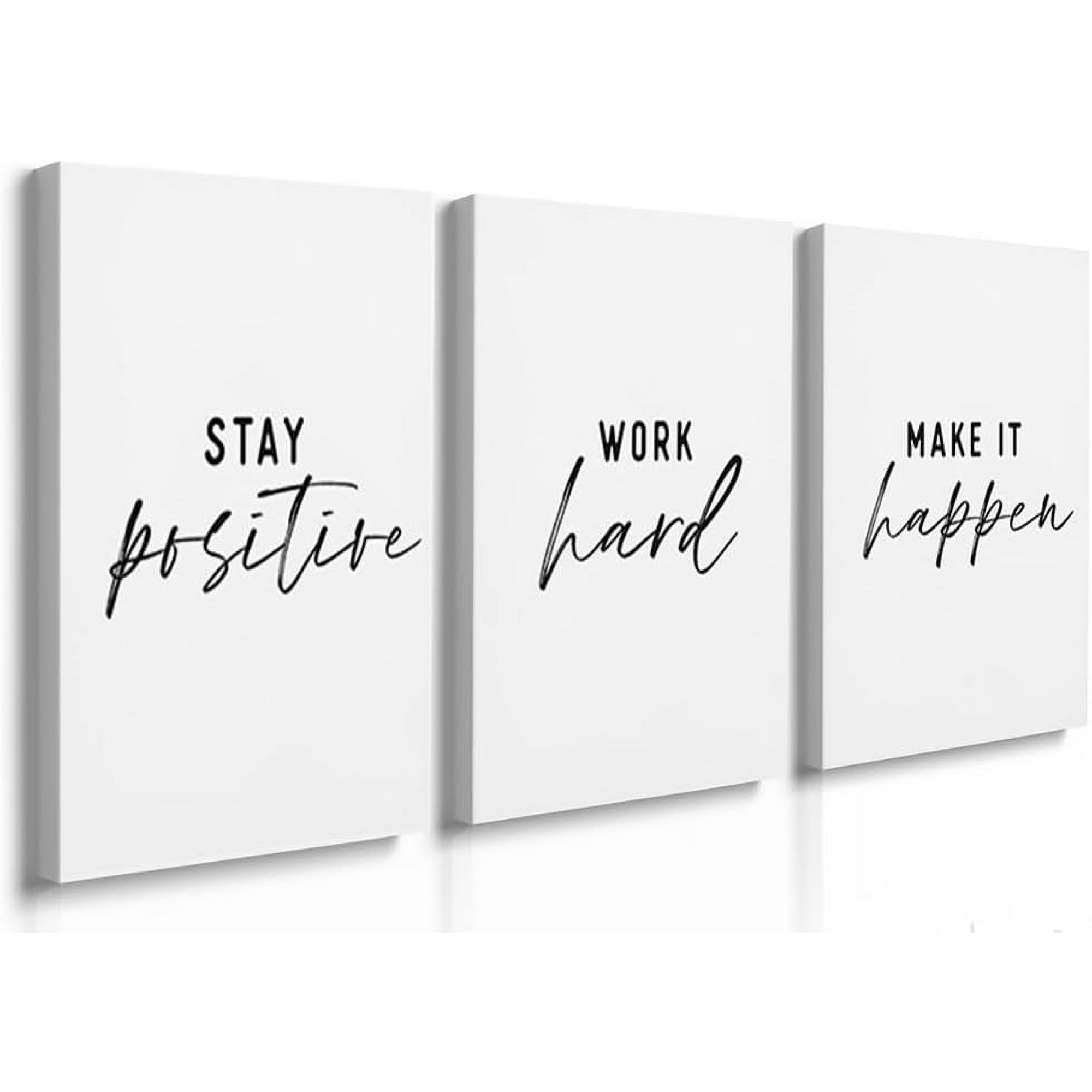 Click here for Ckpudp Inspirational Wall Decor Stay Positive work... prices