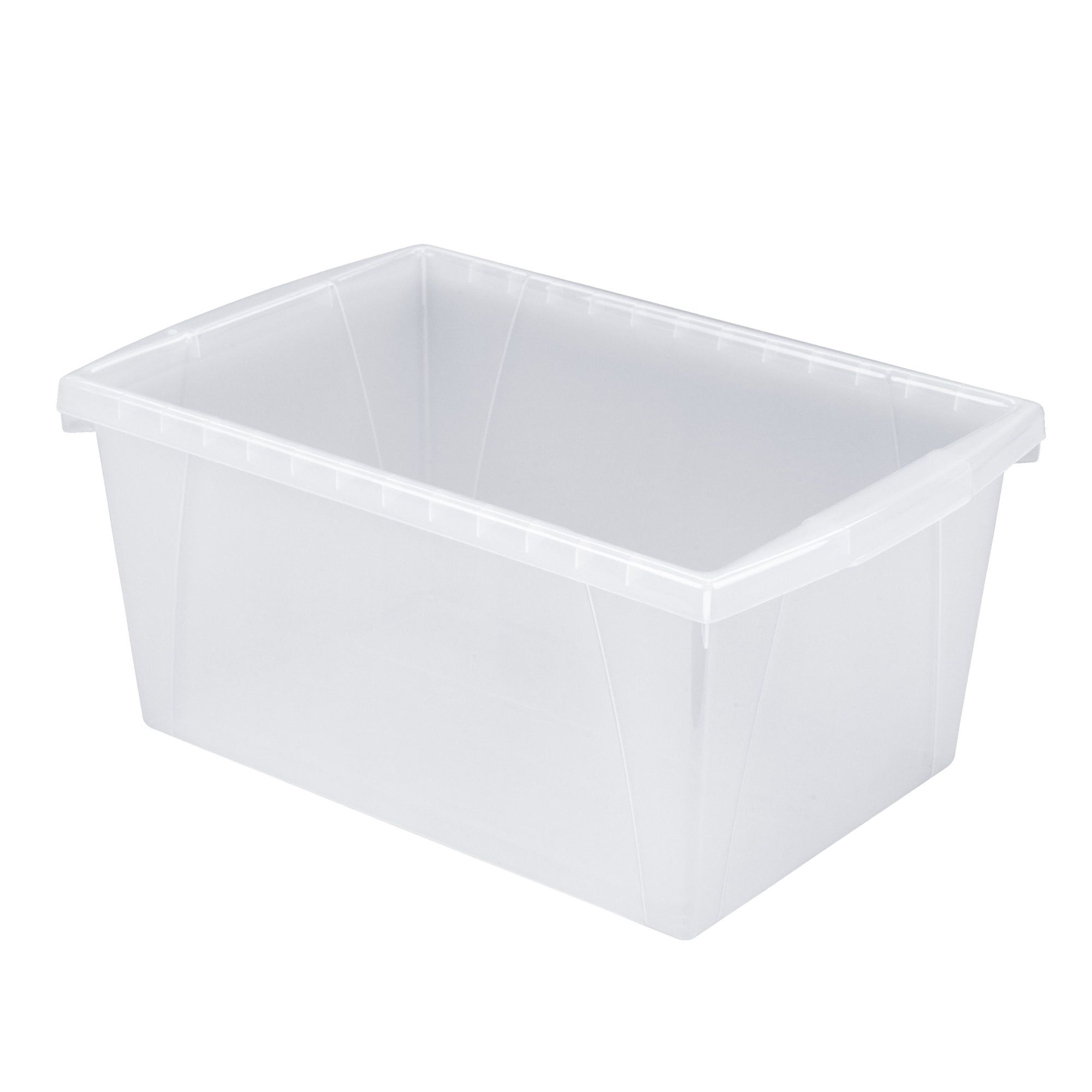 Storex Classroom Storage Bin, 5-1/2 Gallon, Translucent - Walmart.com