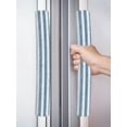2 PCS Refrigerator Door Handle Covers, Navy Blue Stripes Adjustable ...