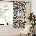 Black and Brown Leopard Print Blackout Curtains,Triple Weaved Fabric ...