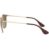 Ray-Ban Erika Metal Round Prescription Sunglasses, Gold Frame, Unisex ...