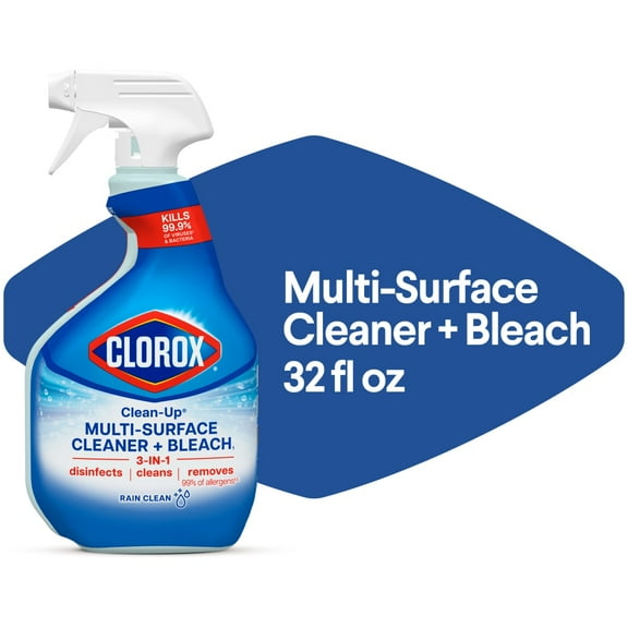Clorox Clean-Up All-Purpose Cleaner with Bleach, 32 oz Spray and 180 oz ...