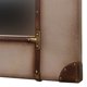 Linon Canvas Wrapped Aluminum Frame Wall Mirror, Beige, Multiple Sizes ...