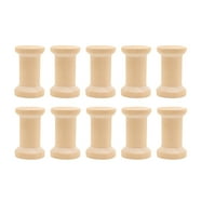 30Pcs Antique Wooden Empty Spools 1.18" Empty Thread Spools Wooden ...