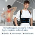 MUUDXI Back Brace Posture Corrector Adjustable Lumbar Support for Men ...