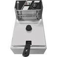 PRIJESSE 6L Electric Stainless Steel Deep Fryer, 2500W Countertop Fryer ...