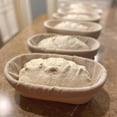 Banneton Bread Proofing Basket, 2 Pack 10 Inch Oval Sourdough Proofing ...
