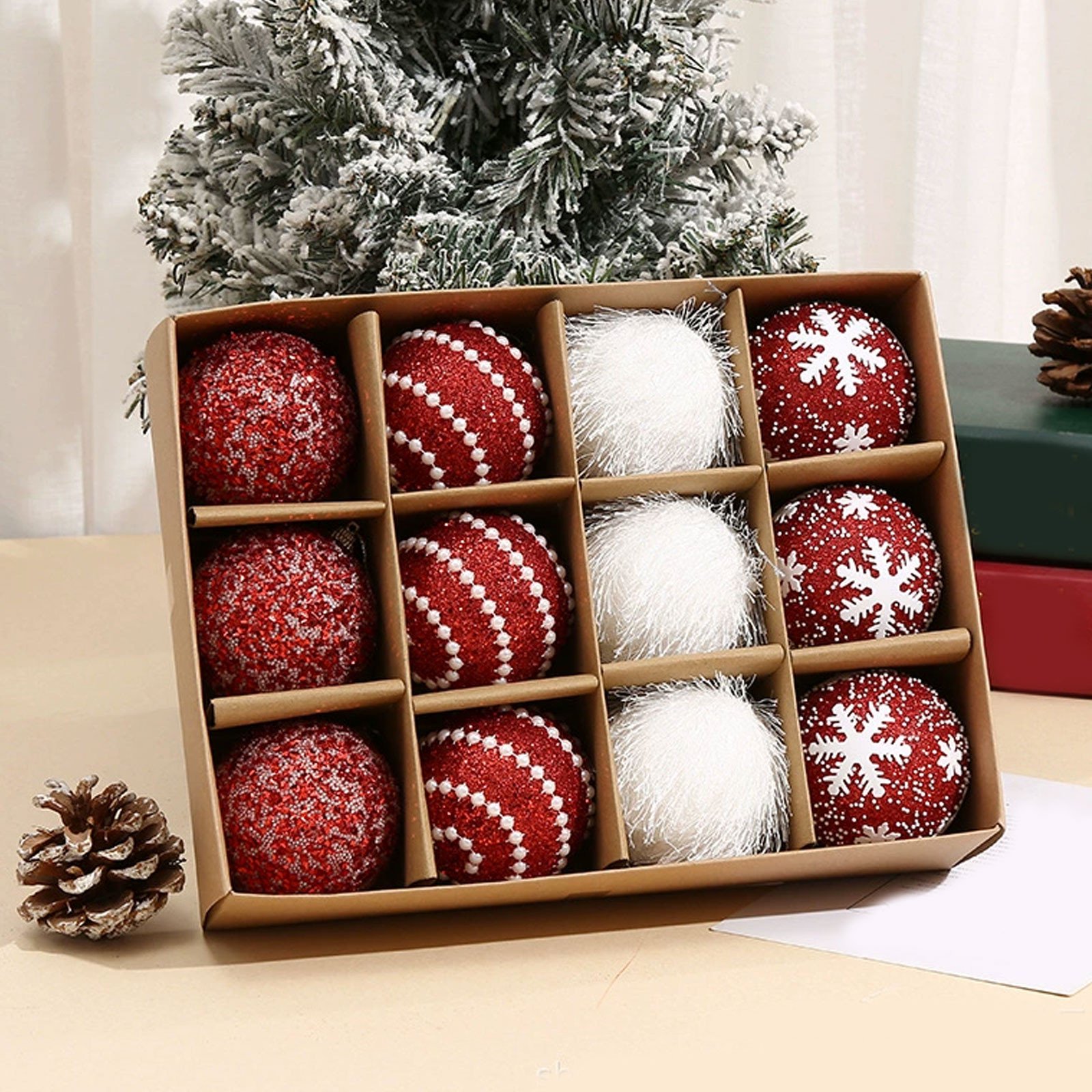 Click here for Staron Red Christmas Ornaments Sets  Christmas Tre... prices