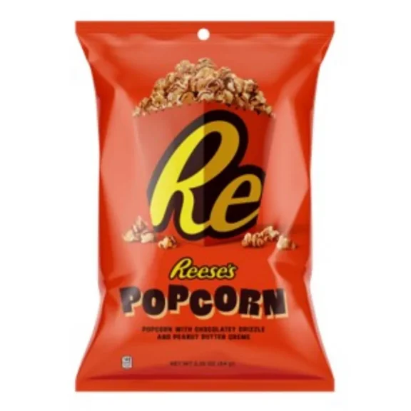 Reese's Peanut Butter Chocolate Drizzled Popcorn Snack 5.25 oz Sharing ...