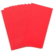 Walmart 100 Pack Small Red Money Envelopes (3.5x6.5in) for Cash, Coins ...