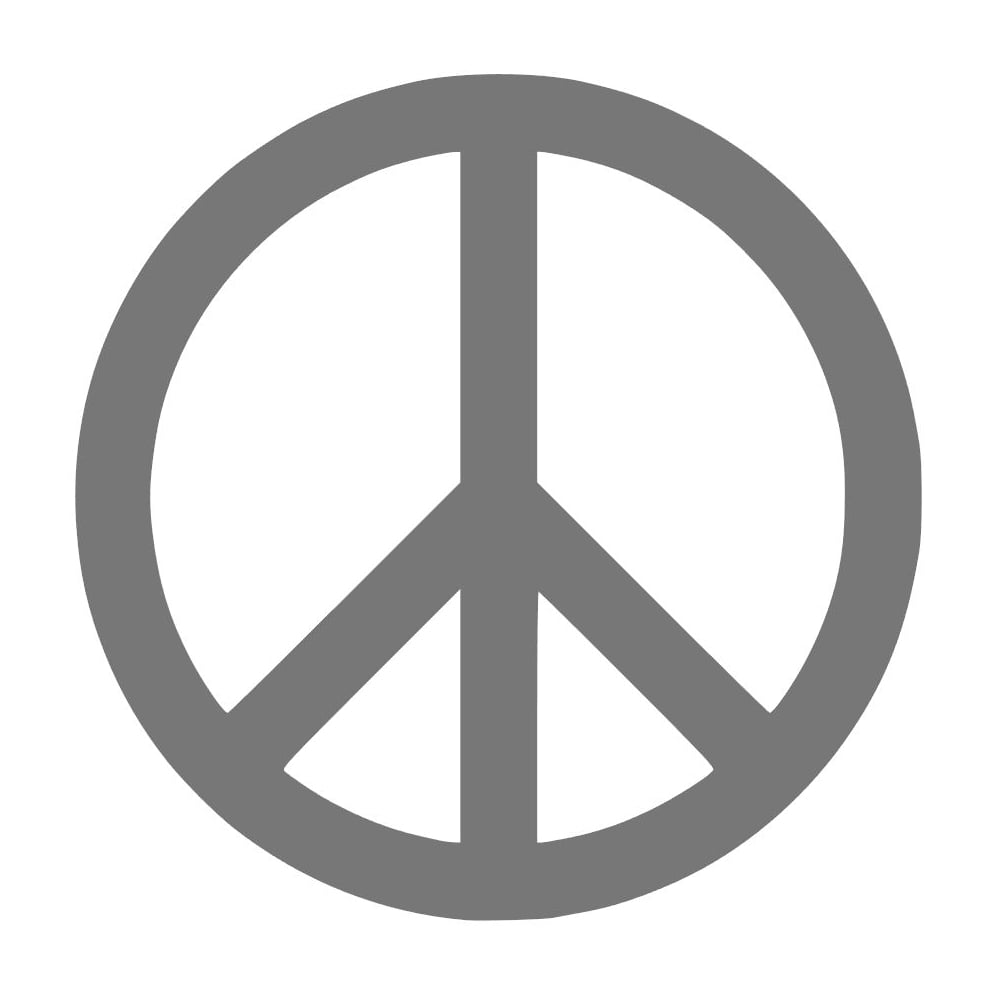 Peace Sign Symbol Vinyl Transfer Decal Sticker for Laptop/Car/Truck ...