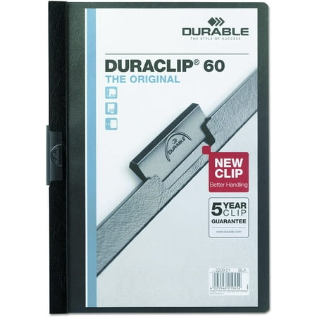 Durable Vinyl DuraClip Report Cover with Clip, Letter, Holds 60 Pages ...