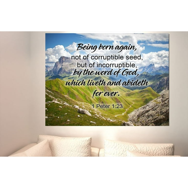 Born Again Christian Poster