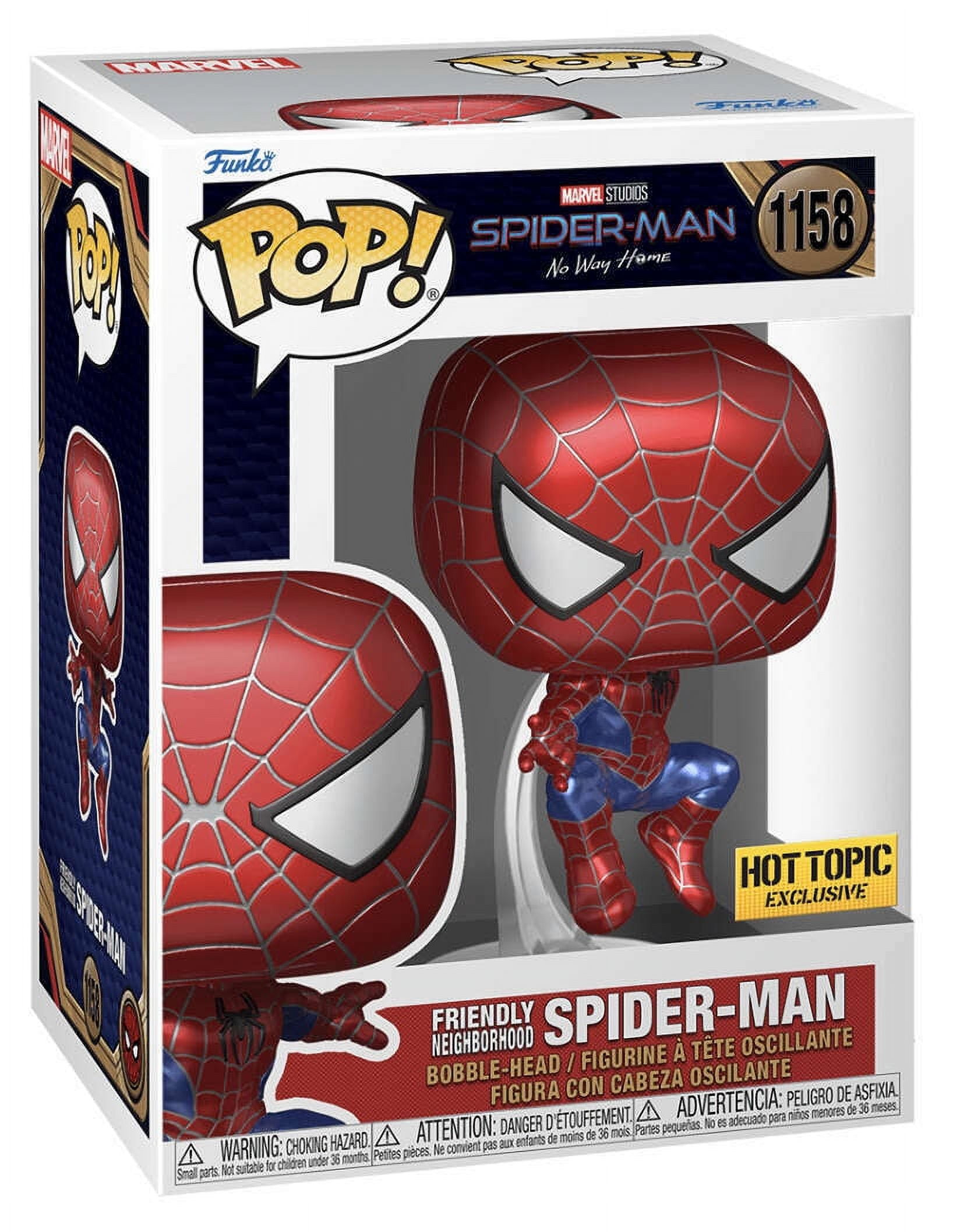 Spider man funko pop hot topic store