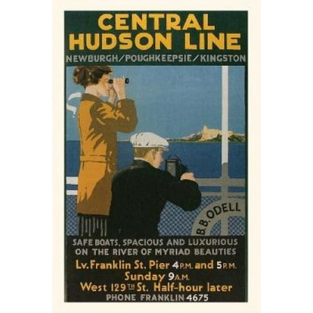 Vintage Journal Central Hudson Line Travel Poster | Walmart Canada