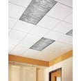 Fluorescent Light Covers for Ceiling Lights 4 Pack, Gray Grey Forest ...