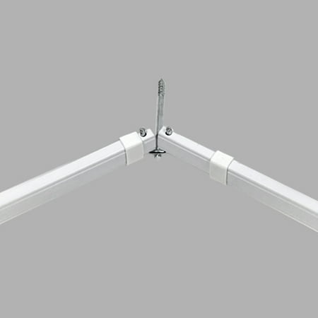 Lockseam Corner Window Curtain Rod - Walmart.com - Walmart.com