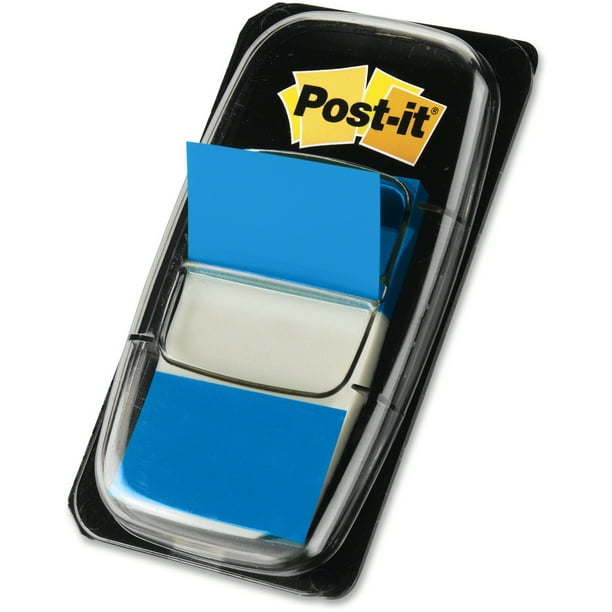 Post-it Flags Value Pack, Blue, 1 in. Wide, 50/Dispenser, 12 Dispensers ...