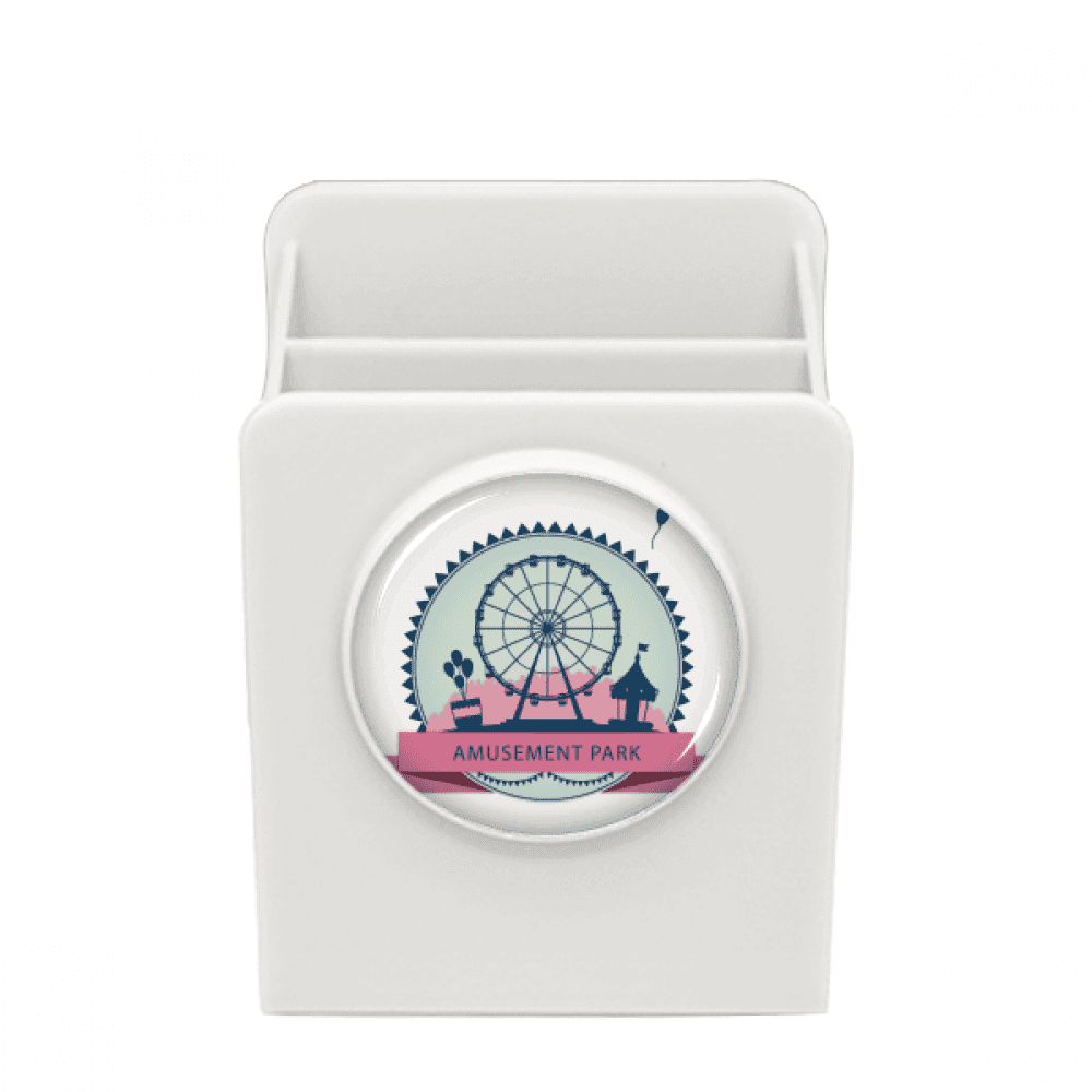 Amusement Park Black Ferris Wheel Pattern Desk Pencil Holder Cup Pen ...