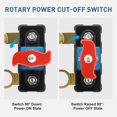 2 Pack Heavy Duty Battery Disconnect Switches for 12V Trucks with ...