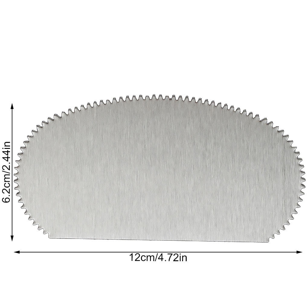 Cake Smoother Cake Decorating Comb Icing Smoother Icing Scraper Trimmer ...