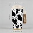 Cow Print Stainless Steel Insulated Coffee Cup with Double Drink Design ...